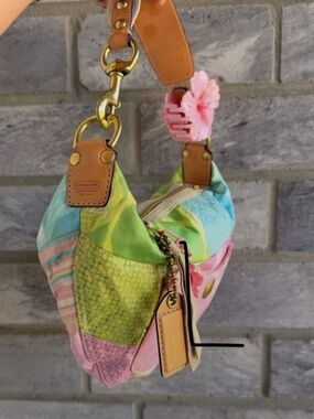 Coach | Bags | Coach Hamptons Pastel Patchwork Hobo Shoulder Bag Y2k ...
